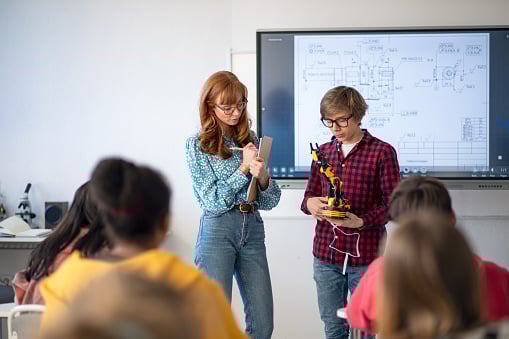 Smart Interactive Display for Remote Training Solutions